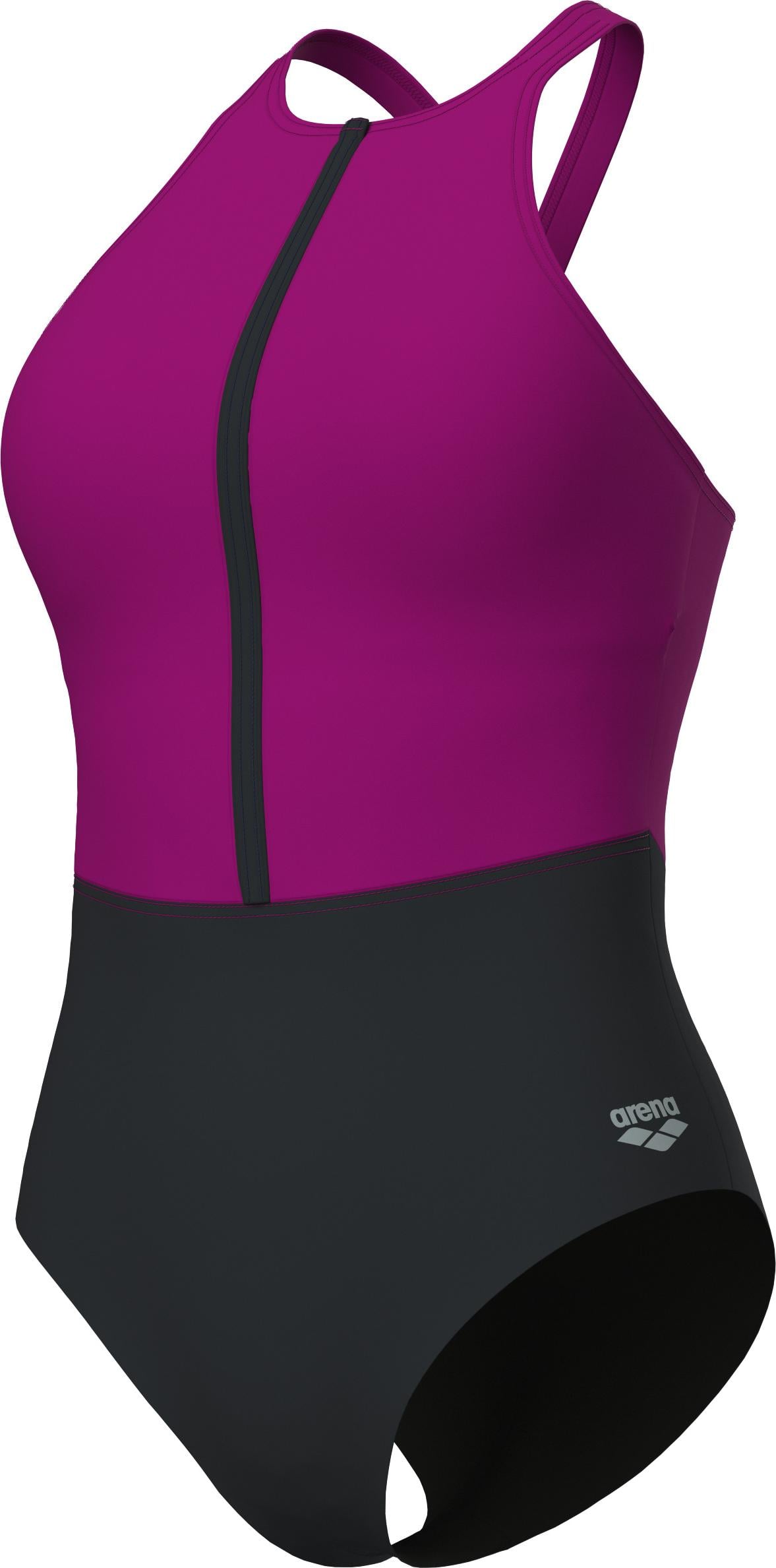 W Silvia Cross Back Night Grey-Grape Violet-Night Grey | Sport